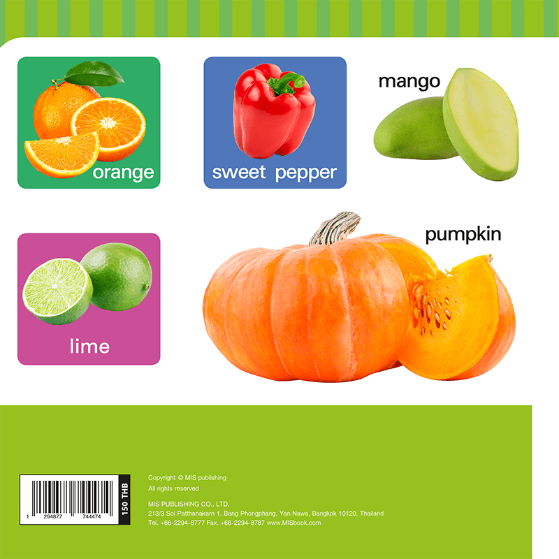 100 First Fruits & Vegetables (Board Book)