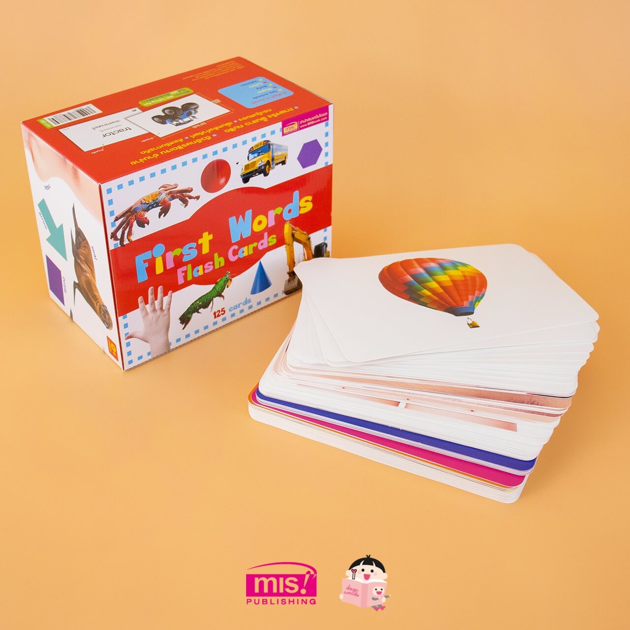 First Words Flash Cards การ์ดคำศัพท์ 5 หมวด กล่องแดง(ใช้ร่วมกับ ...
