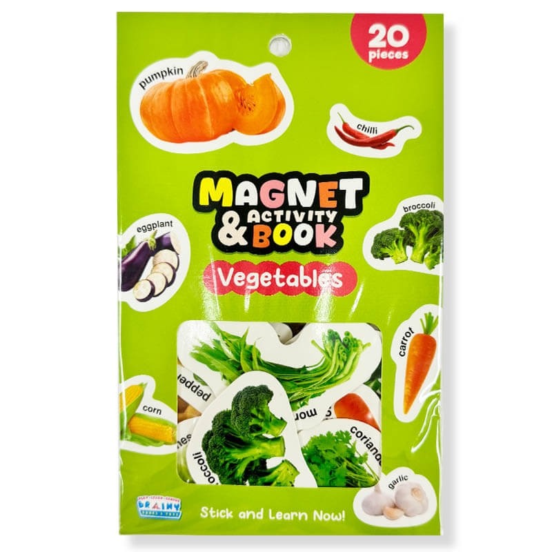 Magnet & Activity Book : Vegetables