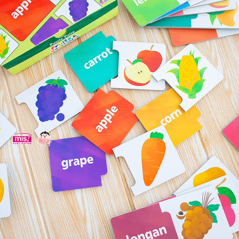 Puzzle Pairs Fruit & Vegetable