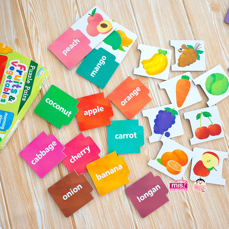 Puzzle Pairs Fruit & Vegetable