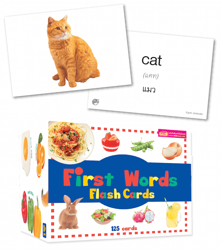 First Words Flash Cards การ์ดคำศัพท์ 5 หมวด (ใช้ร่วมกับ TalkingPen ได้)