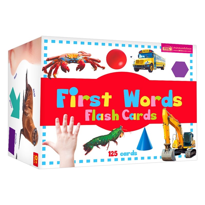 First Words Flash Cards การ์ดคำศัพท์ 5 หมวด กล่องแดง(ใช้ร่วมกับ ...