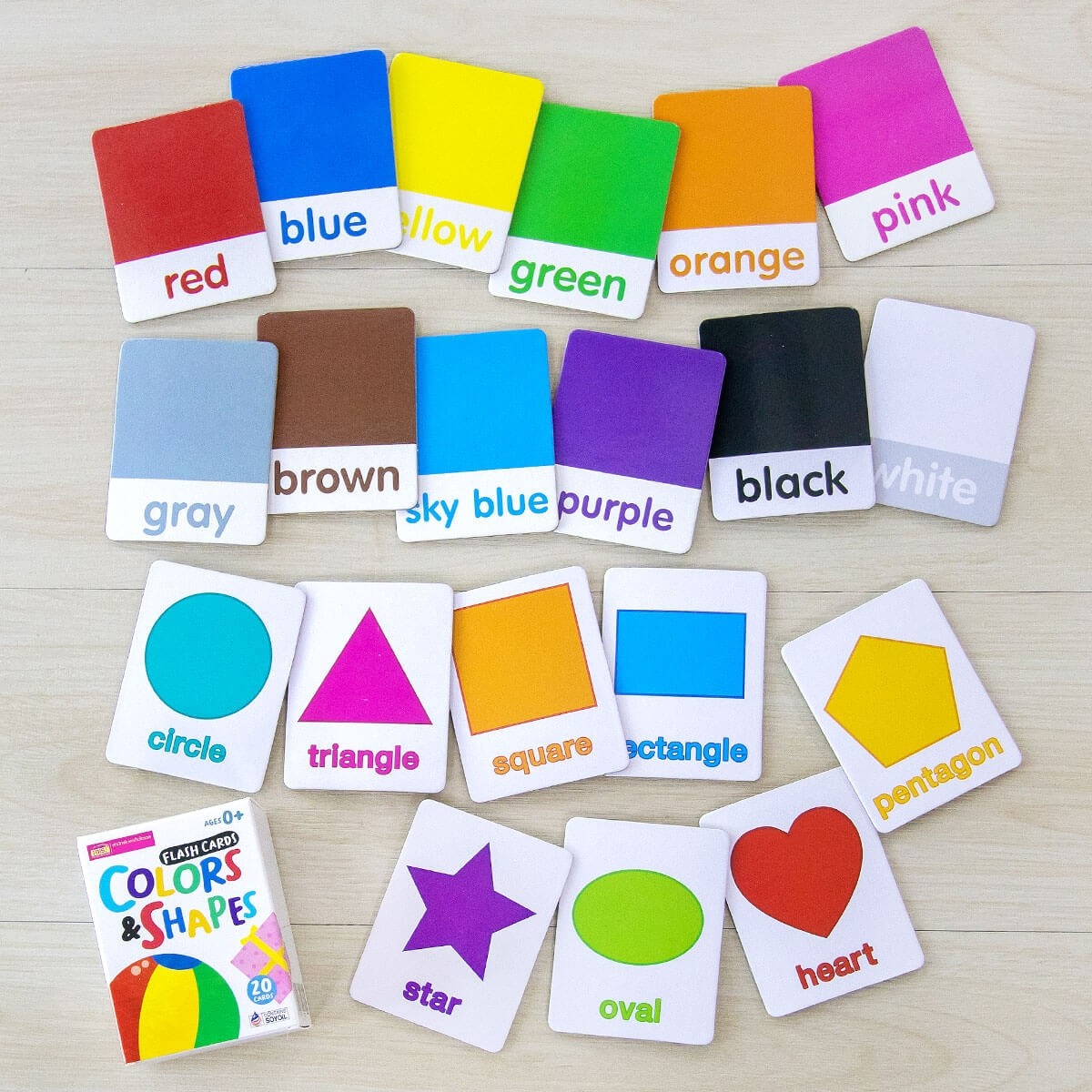 Flash Cards : Colors & Shapes