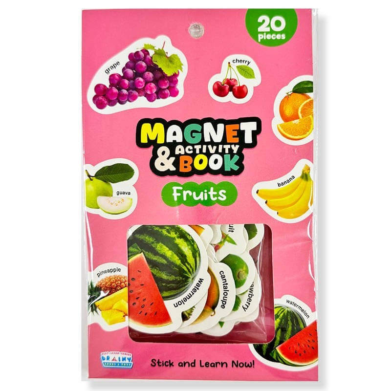 Magnet & Activity Book : Fruits