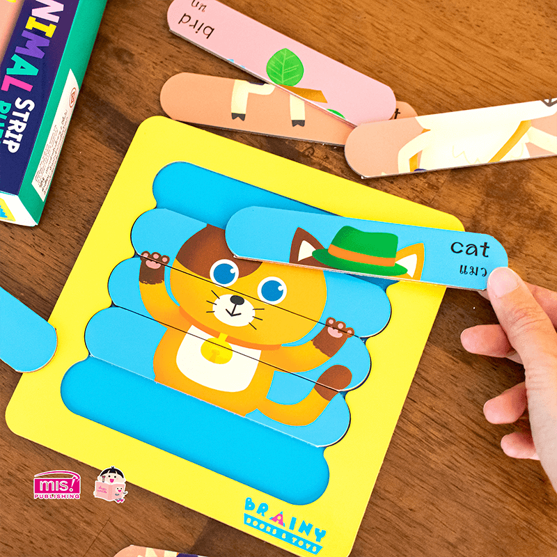 Animal Strip Puzzle - Goat